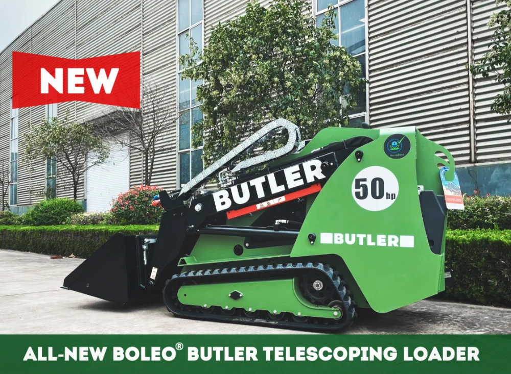 Boleo Butler SV50L Teleskid Loader - 50hp Diesel Mini Skid Steer