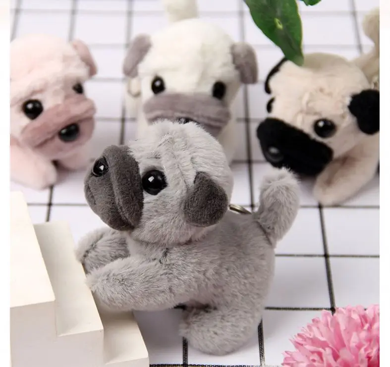 Wholesale Plush Cute Mini Stuffed Animal Toys Puppy Dog Keychain ...