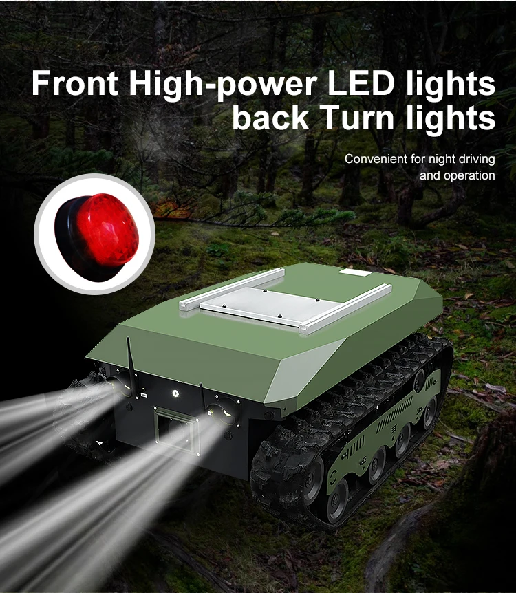Heavy Duty 700kg Payload Tracked Robot Chassis All Terrain UGV Platform ...
