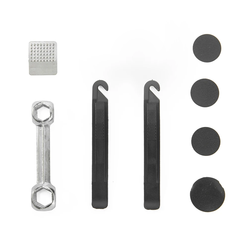 8pcs Tyre Levers And Vulcanizing Patches And Vulcanizing Glue And Bike ...