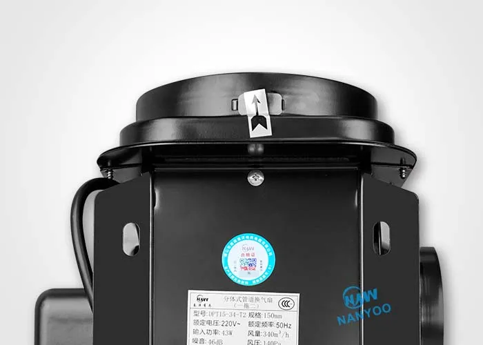 High Quality Motor Black Mini Multi-inlet Duct Fan 45W 240V Free ...