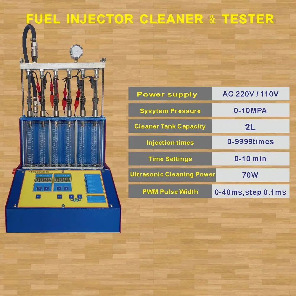 Fuel Injector Cleaning Machine Gasoline Car Injector GDI Car Cleaning ...