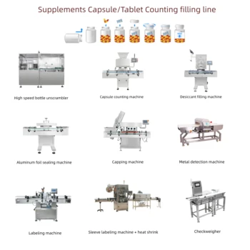 Automatic Chewing Gum Effervescent Tablets Counting Machine Vitamin Dha ...