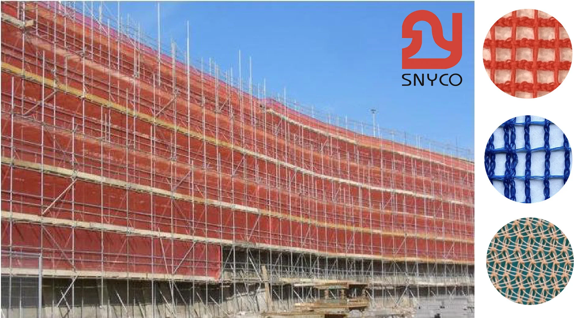 Custom Pattern Color Size Plastic Scaffold Safety Netting