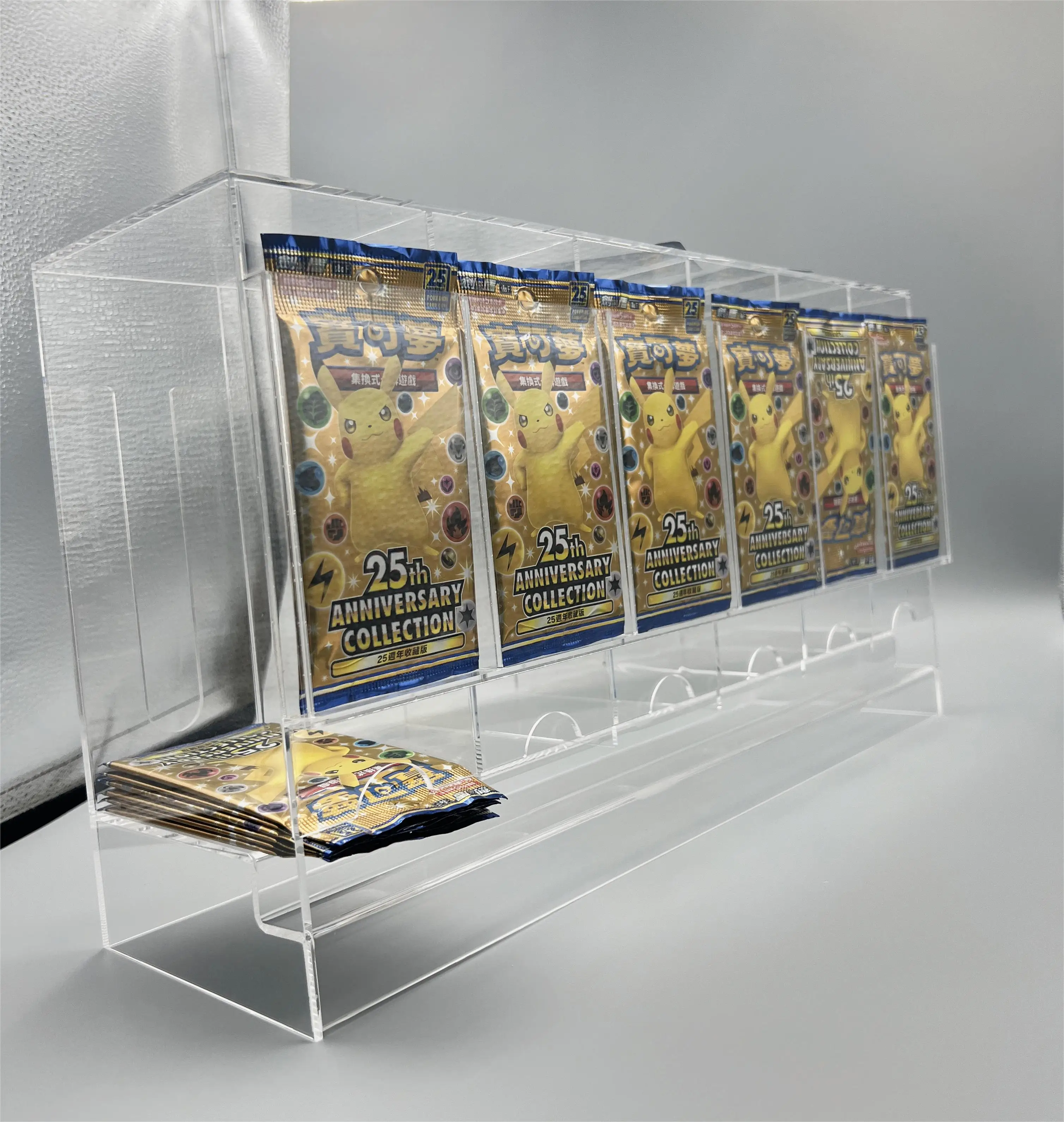 Wholesale Pokemonyugioh Etb Pack Display Holder Custom 6 Slot Acrylic ...