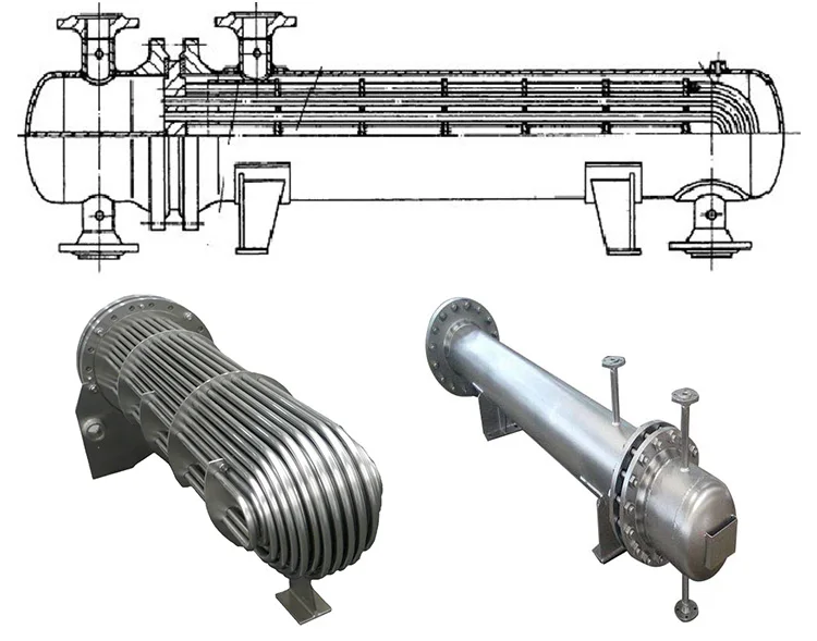 Full Titanium Shell And Tube Heat Exchanger For Water Cooled Condenser ...