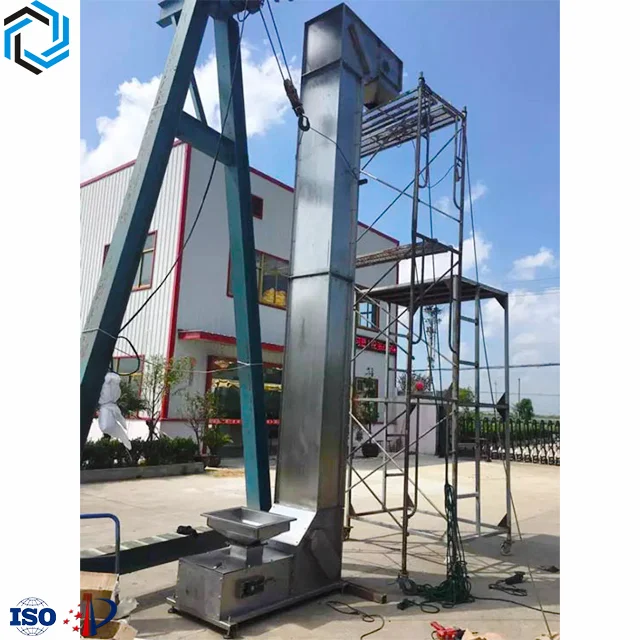 Z-type Bucket Conveyor/stainless Steel Grain Bucket Elevator - Buy ...