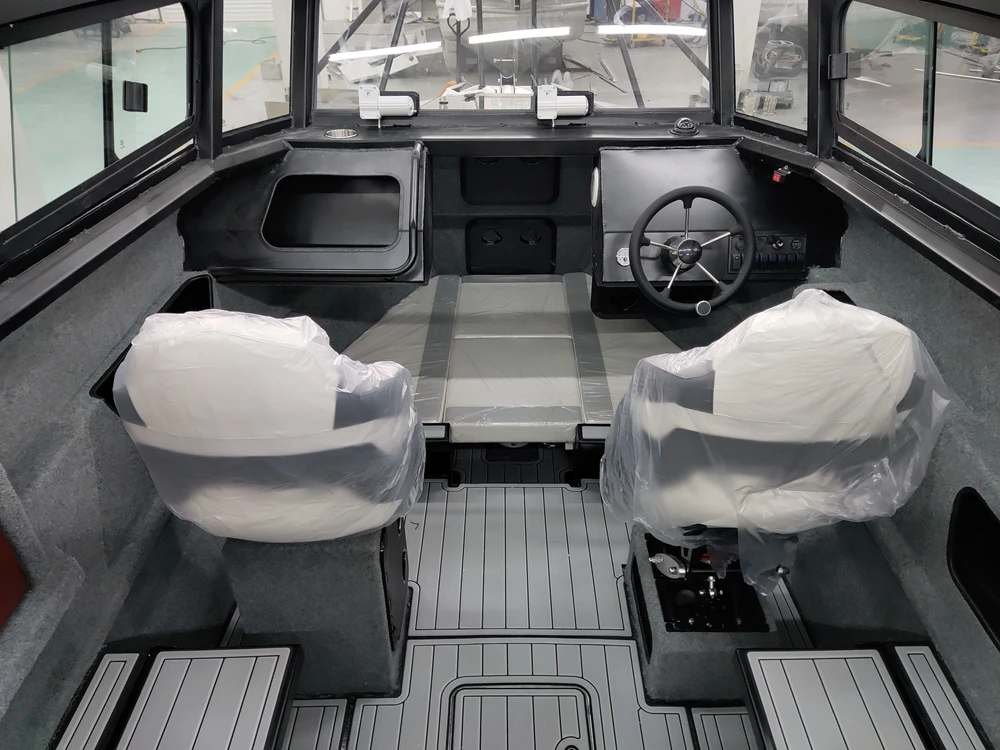 Pontoon Boat With Big Deck Fishing Vessel Center Console For Sale - Buy ...