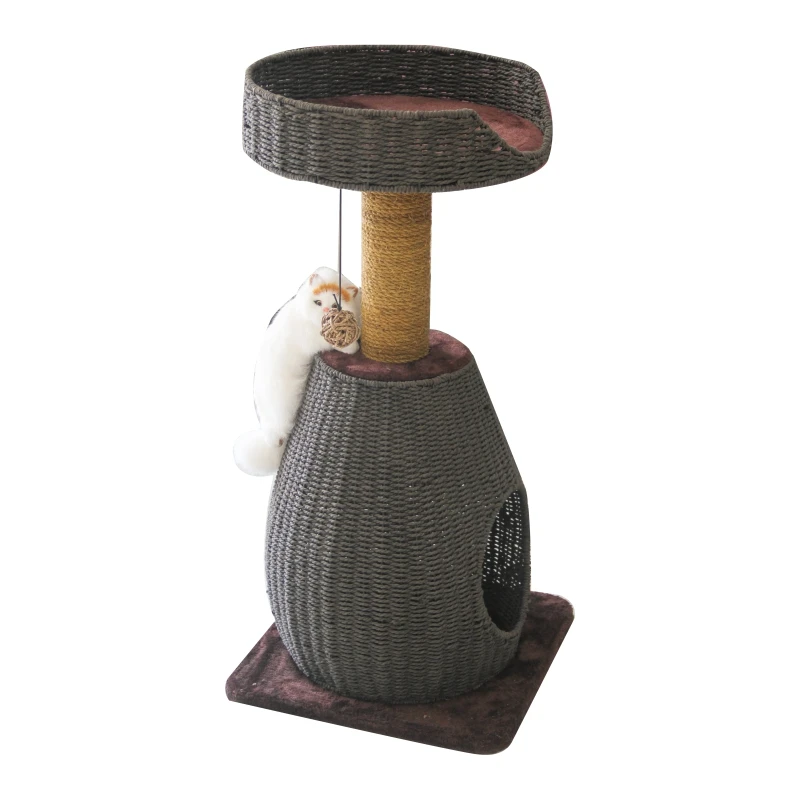 Handwoven Rattan Haisen Design Cat Tree High Quality Cat Tree Tower ...
