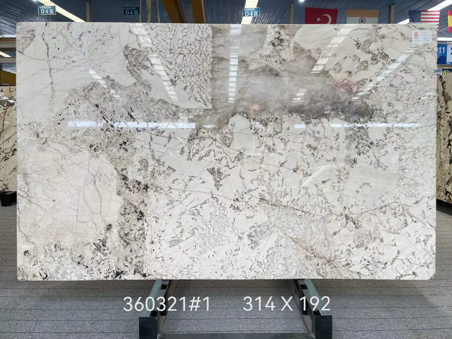 Luxury Backlit Raw Patagonia Quartzite Slab for Custom Countertops ...