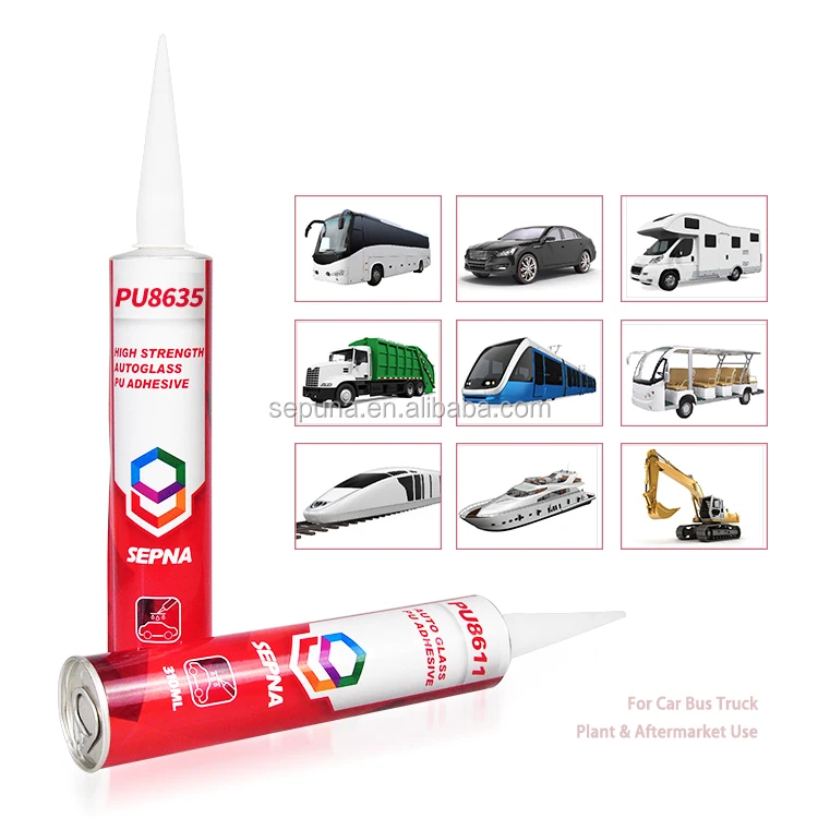 Auto Glass Car Windscreen Pu Polyurethane Sealant Fast Curing No Odor ...