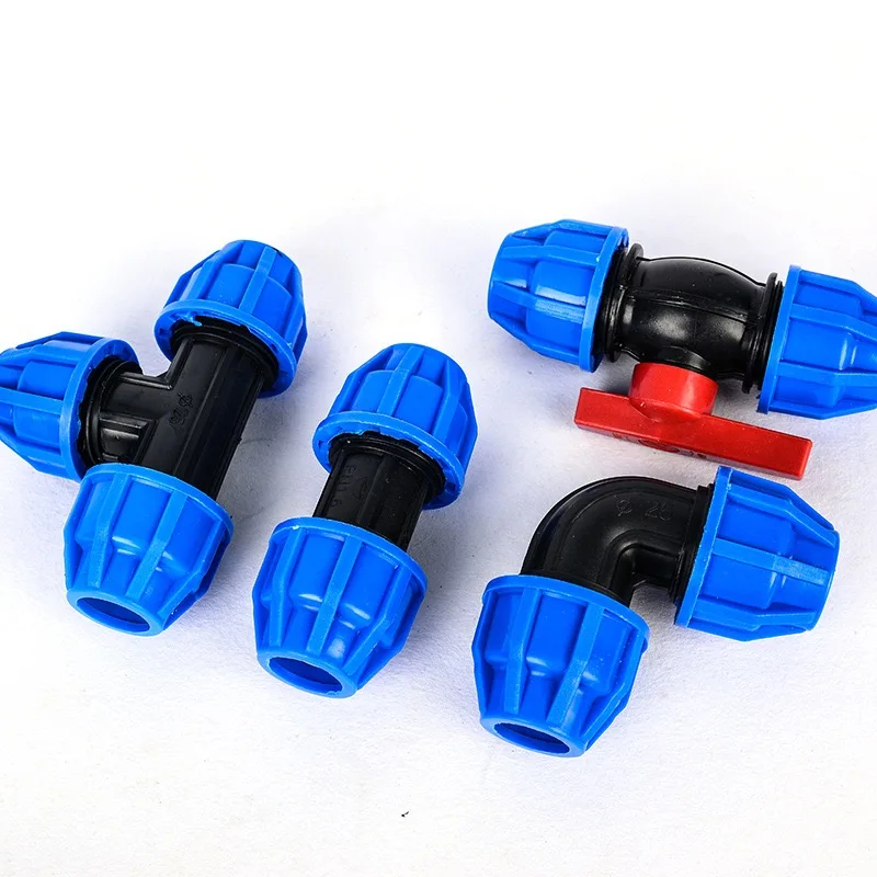 Drip Irrigation Pipe Fittings 20mm Coupling Ldpe Hdpe Compression ...