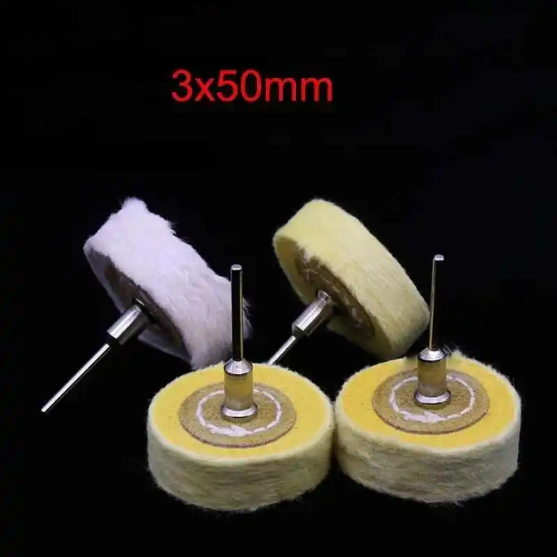 3mm White Polish Cloth Wheel Yellow Cloth Wheel Metal Jewelry Jade ...