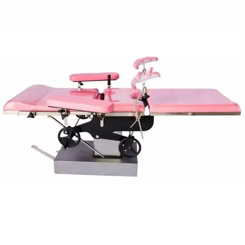 Gynecology Hydraulic Operation Bed Hydraulic Lifting Manual Reversed ...