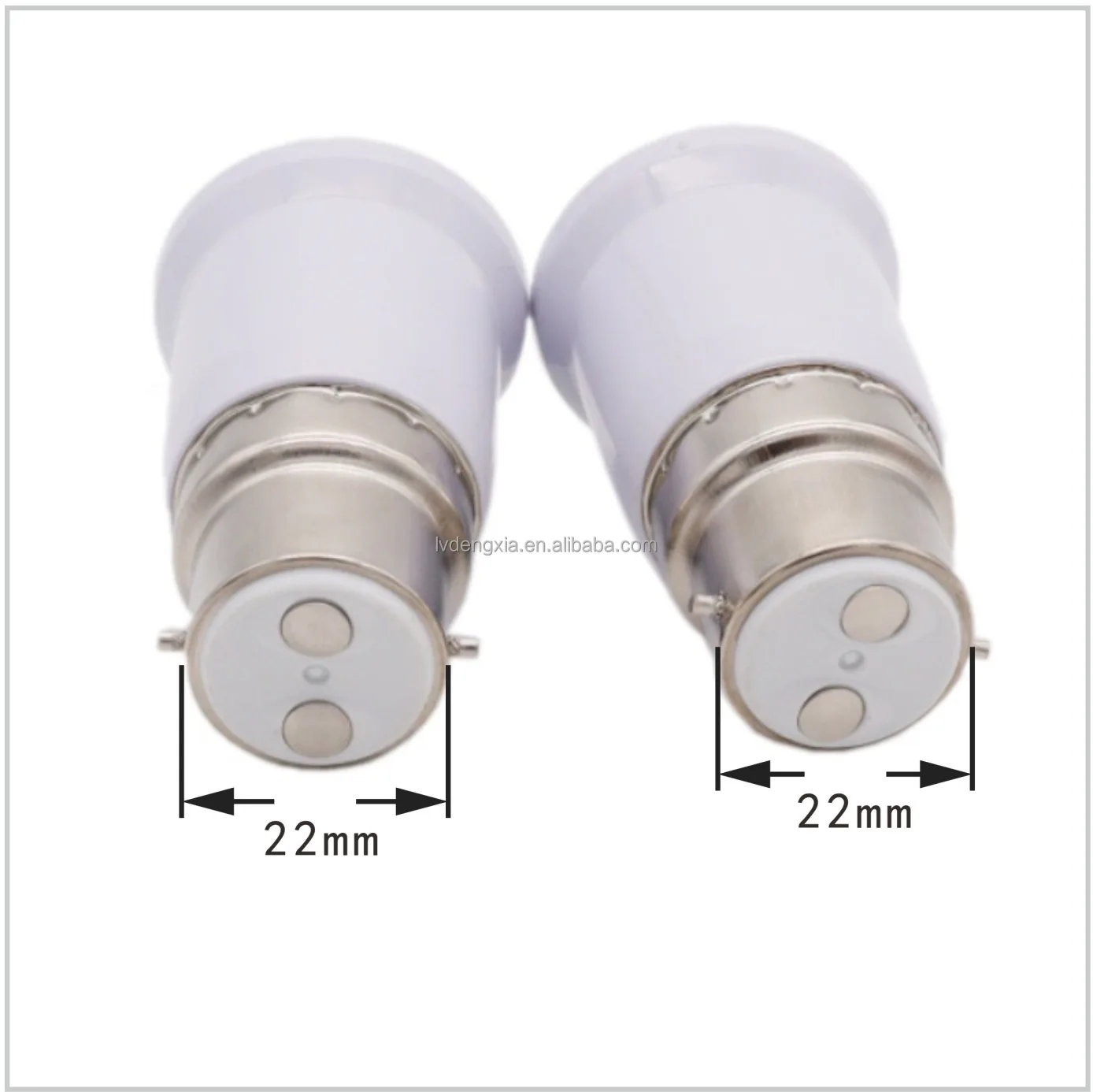 Light Socket B22 to E27 to Convert Lamp Holder 80mm Extended Length ...