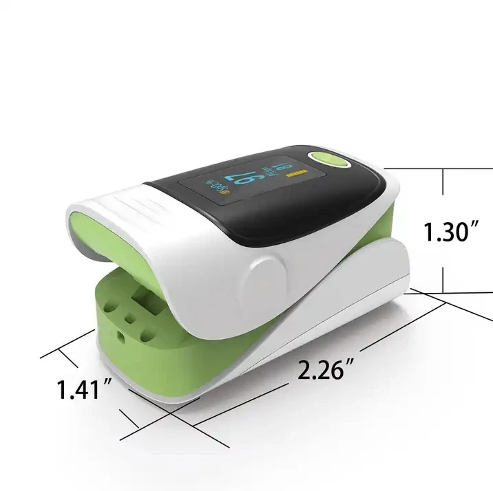 Home Dual Color Oled Display Screen Finger Clip Heart Rate Monitoring ...