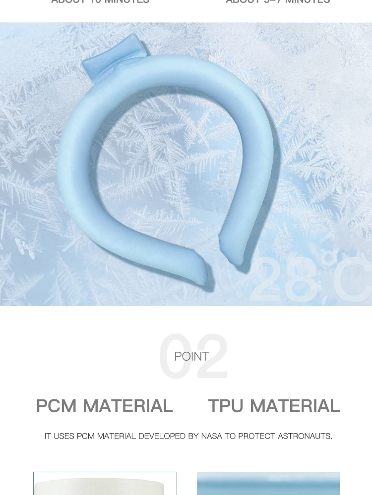 New Products Summer Best Selling Custom Pcm/tpu Wearable Neck Cooling ...