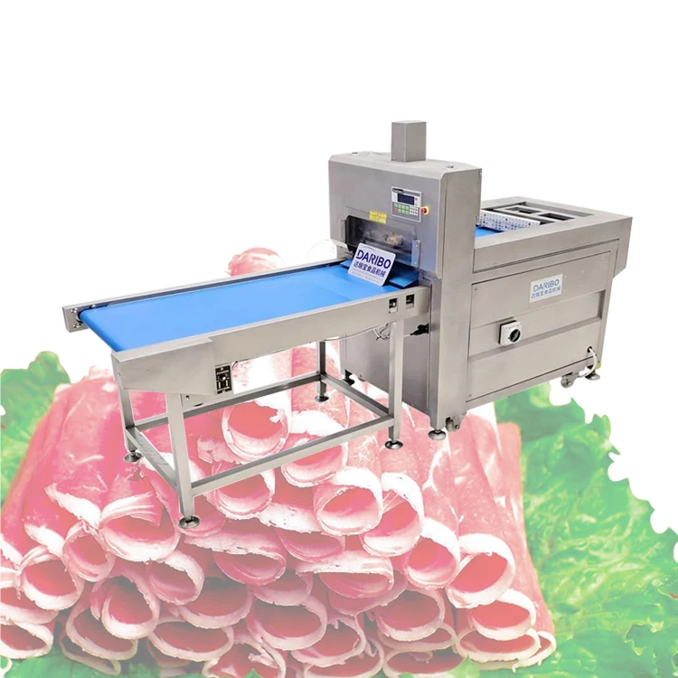 Industrial Lamb Roll Cutting Machine Large Frozen Meat Roll Cutting ...
