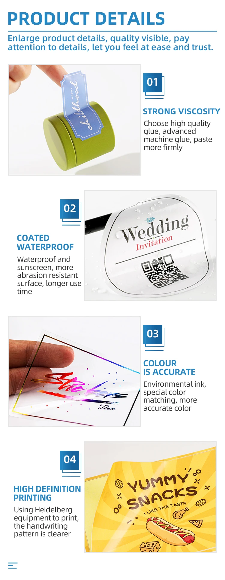 Custom Printing Logo Pvc Hygienic Protection Sticker For Swimwear ...