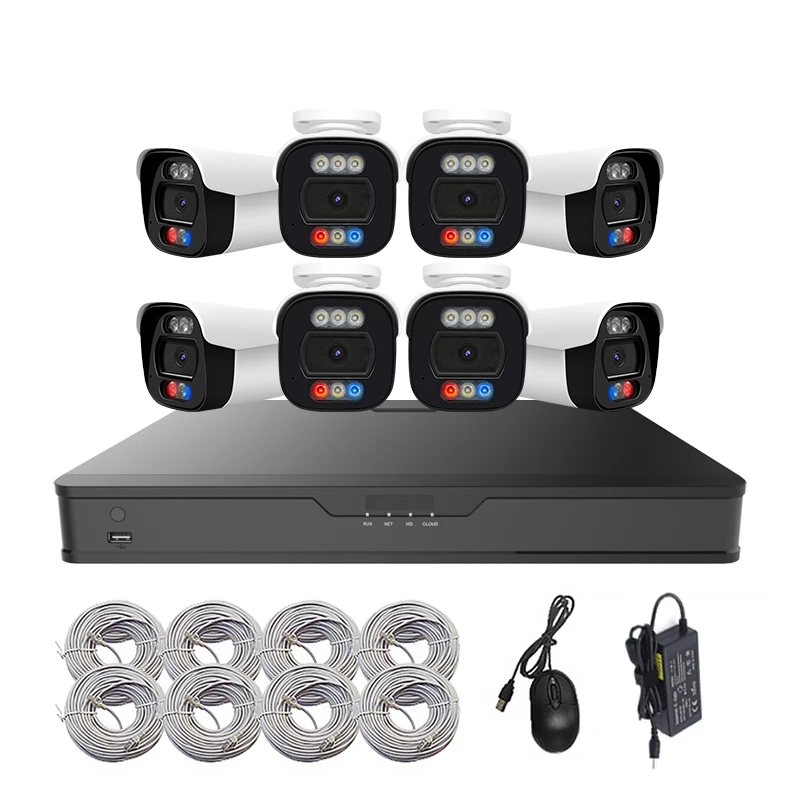 4K 8MP All in One HD NVR Kit - Secure Your Outdoor Space