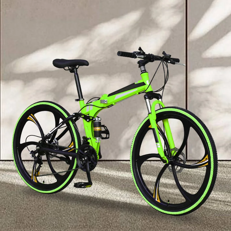 Oem Odm 21 Speed High Load Bearing Shock Absorbing Bicycles Two Wheeled Adult Folding Mountain ...