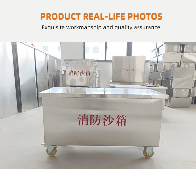 Durable Special Firefighting Sandbox Stainless Steel Fire Sand Box for ...