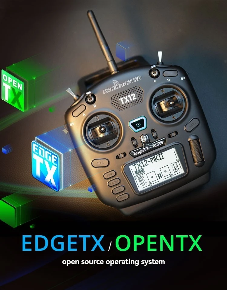 RADIOMASTER TX12 Mark II Radio Controller ELRS CC2500 Controller ...