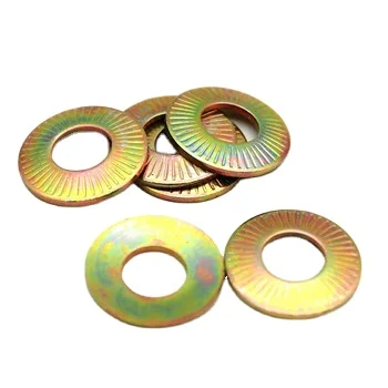 Din9250 Conical Knurled Spring Washers Steel Yellow Blue White Zinc ...