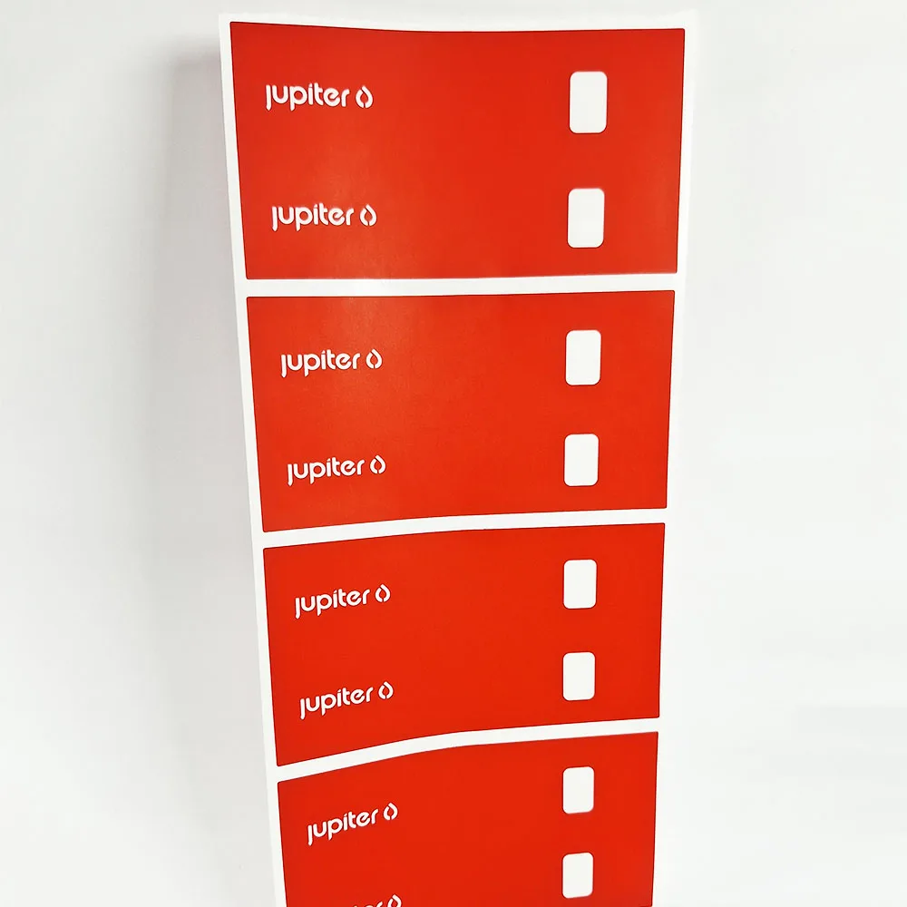 Custom Printing Color Matte Skeletonized Packaging Label Synthetic ...