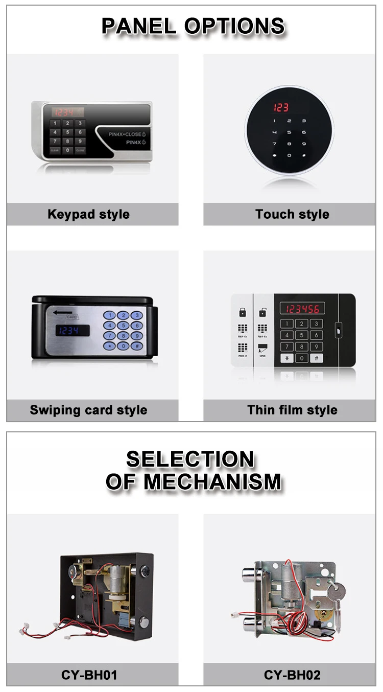 Zinc Alloy Led Screen Electronic Password Digital Safe Deposit Box Lock ...