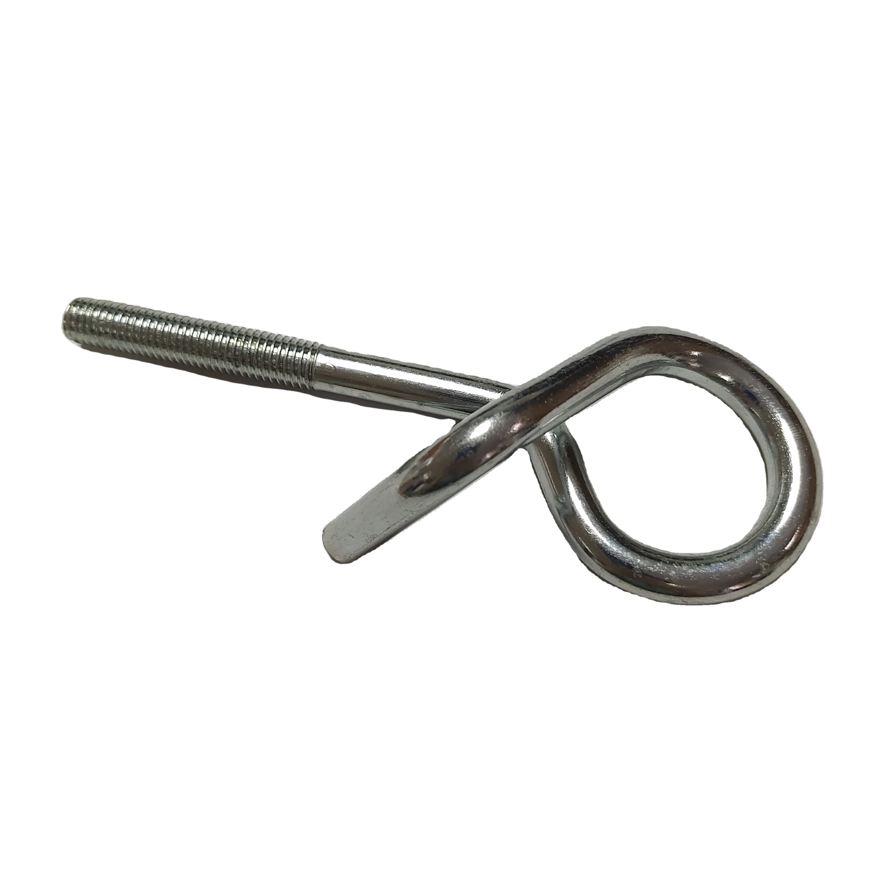 Galvanized Carbon Steel M8 Pig Tail Bolt - Buy Pigtail Eye Bolt ...