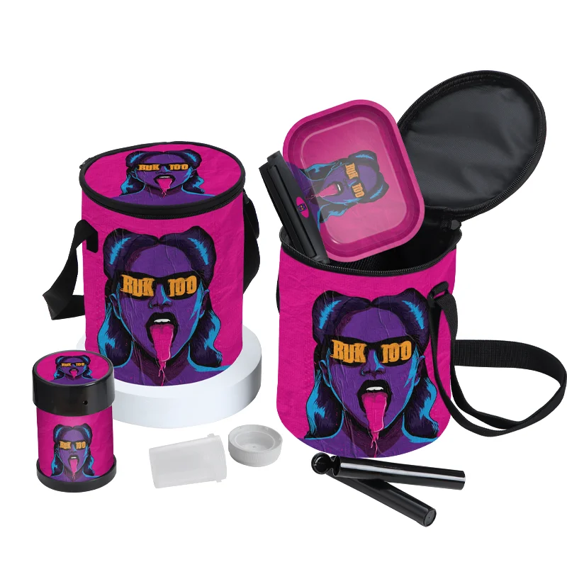 Rukioo Custom 7 In 1 Smoking Accessories Kit Bucket Bag Set With ...