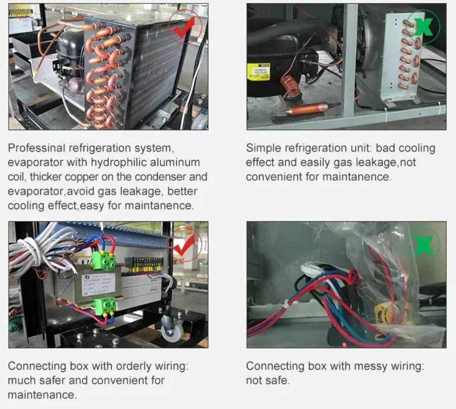 SPM Curved Chiller Pastry Showcase Refrigerator 3 Tier Stand