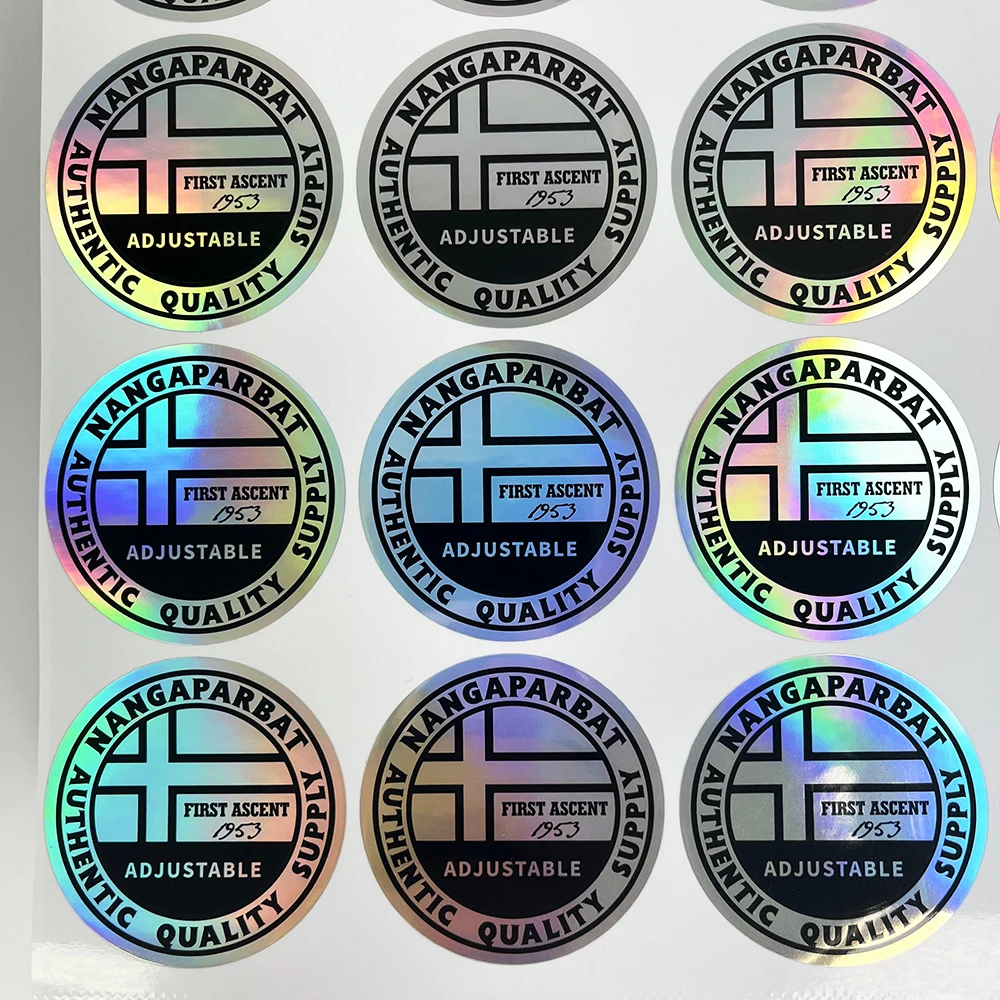 Custom Adhesive Waterproof Logo Holographic Stickers| Alibaba.com
