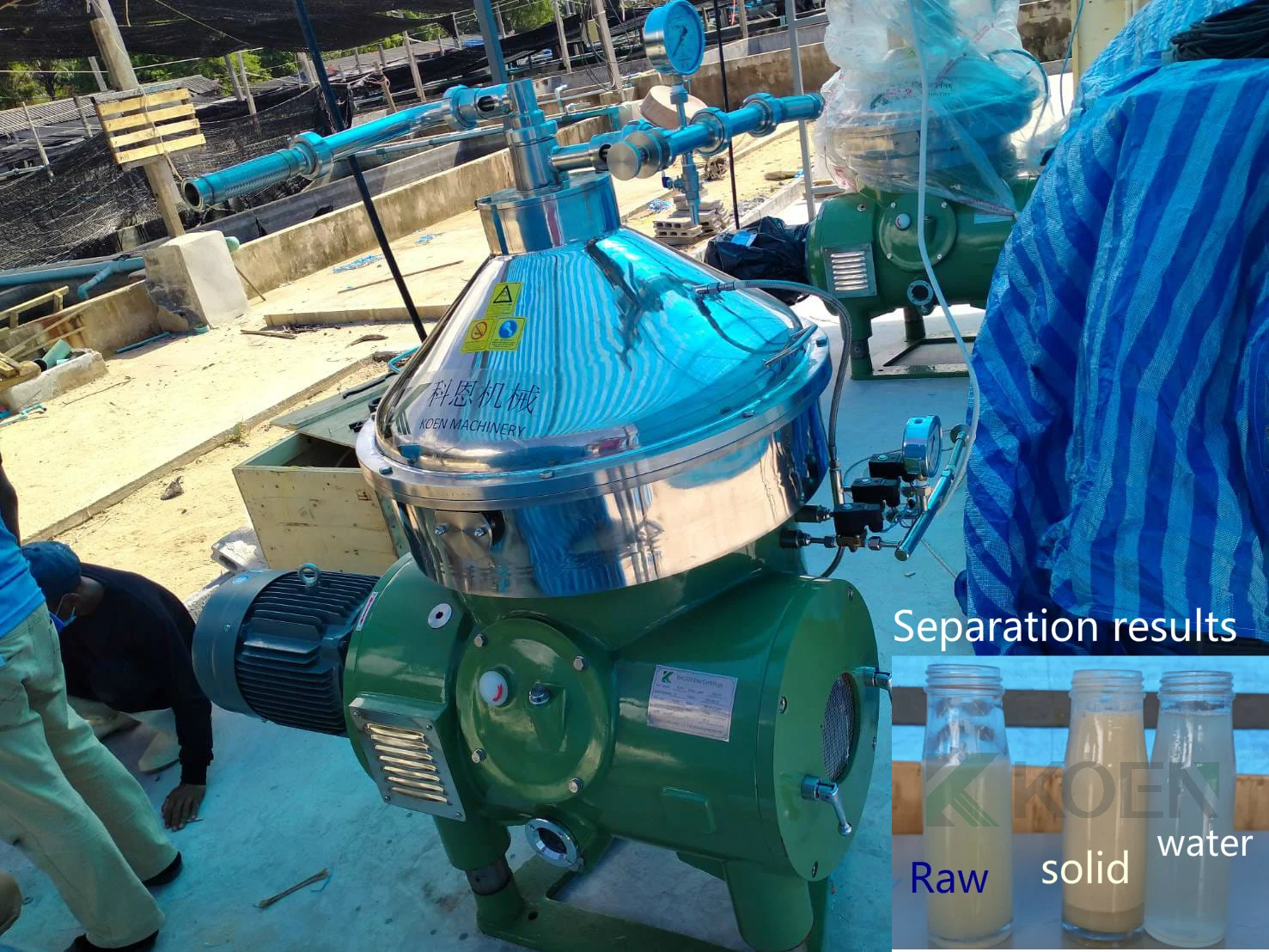 Chlorella Spirulina 2 Phase Disc Stack Centrifuge Algae Biomass ...