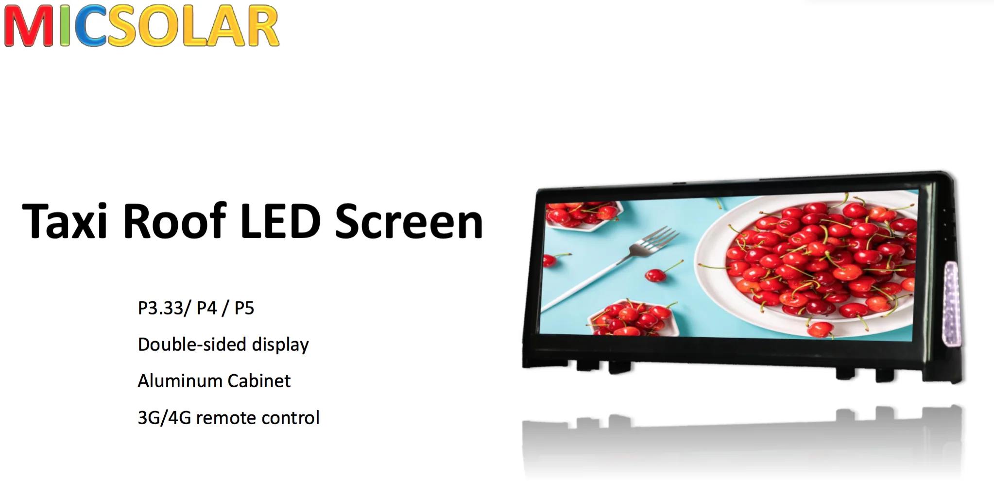 Taxi Waterproof Double Sided Advertising Led Display P4 Car Taxi Led ...