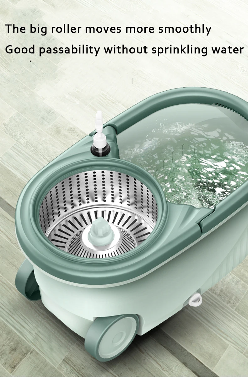 Hot Sales Floor Cleaning - Adjustable Rotating Mops Set