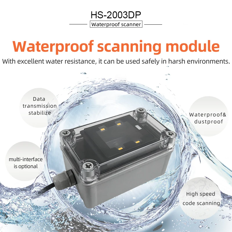 Embedded 2D Barcode Reader Supermarket QR Scanner Module for Access ...