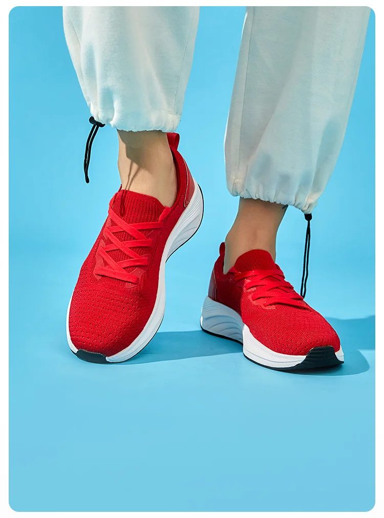 Qiloo Wholesale Oem Flying Woven Jacquard Fabric Causal Shoes ...