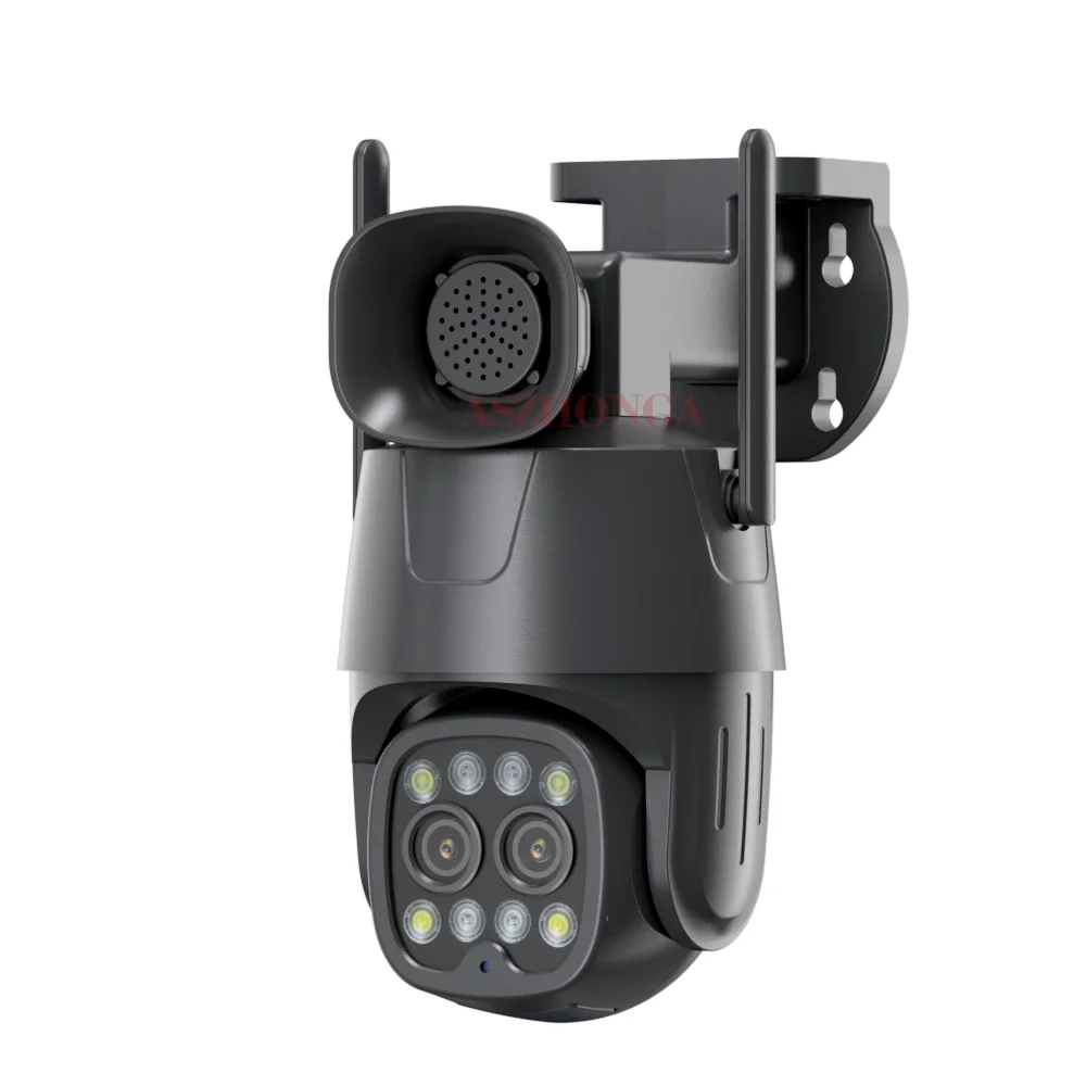 10x Zoom Camera 4g 4mp/8mp Security Surveillance Linkage Floodlight ...