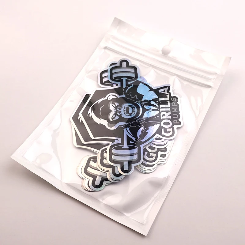Custom Anime Holographic Foil Stickers - Waterproof & Durable