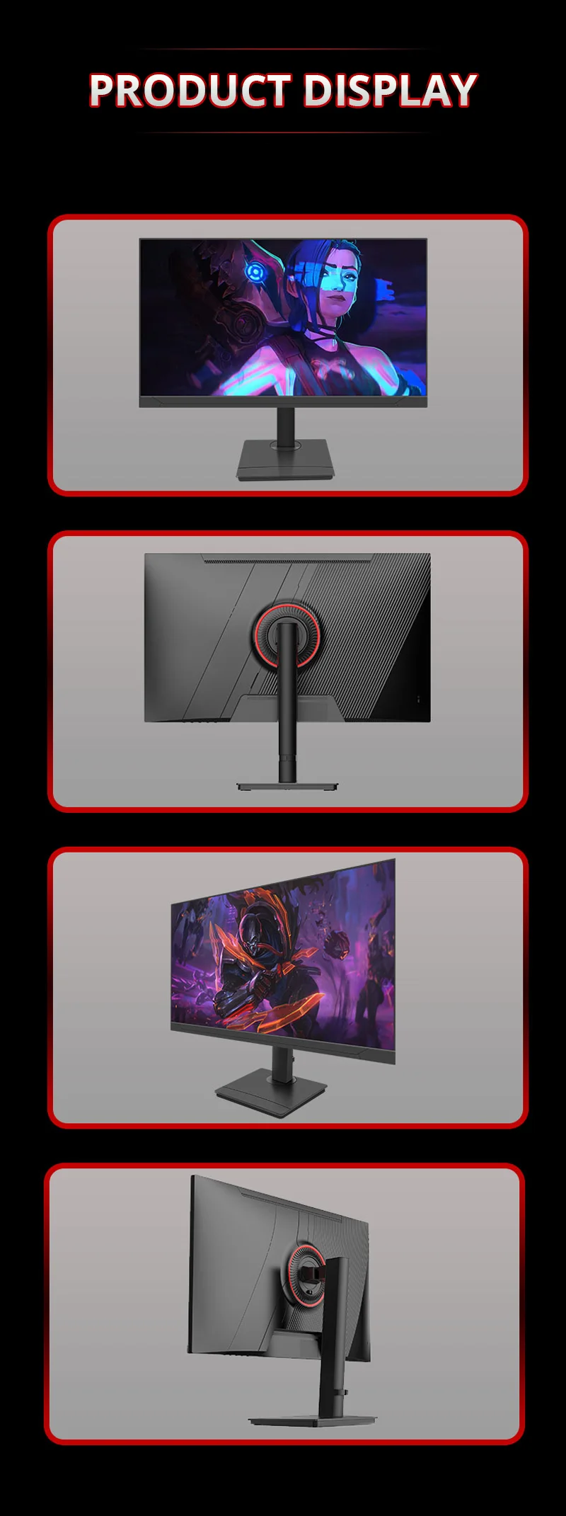 27 Inch 2k 4k 5k 1ms Fast Response Computer Oem Mini Led 60 165 Hz ...