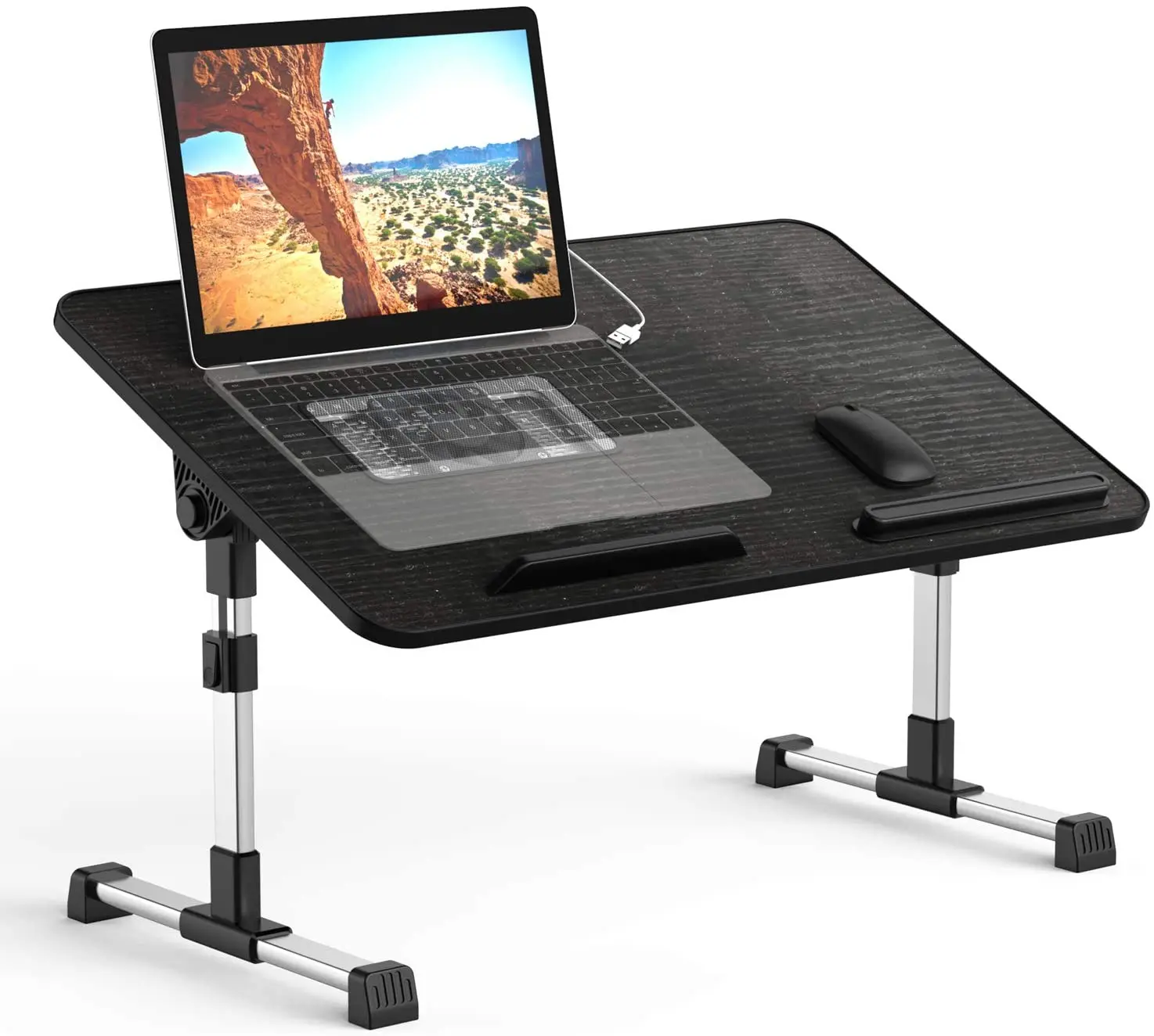 Laptop Bed Tray Table,Adjustable Laptop Stand,Portable Lap Computer ...
