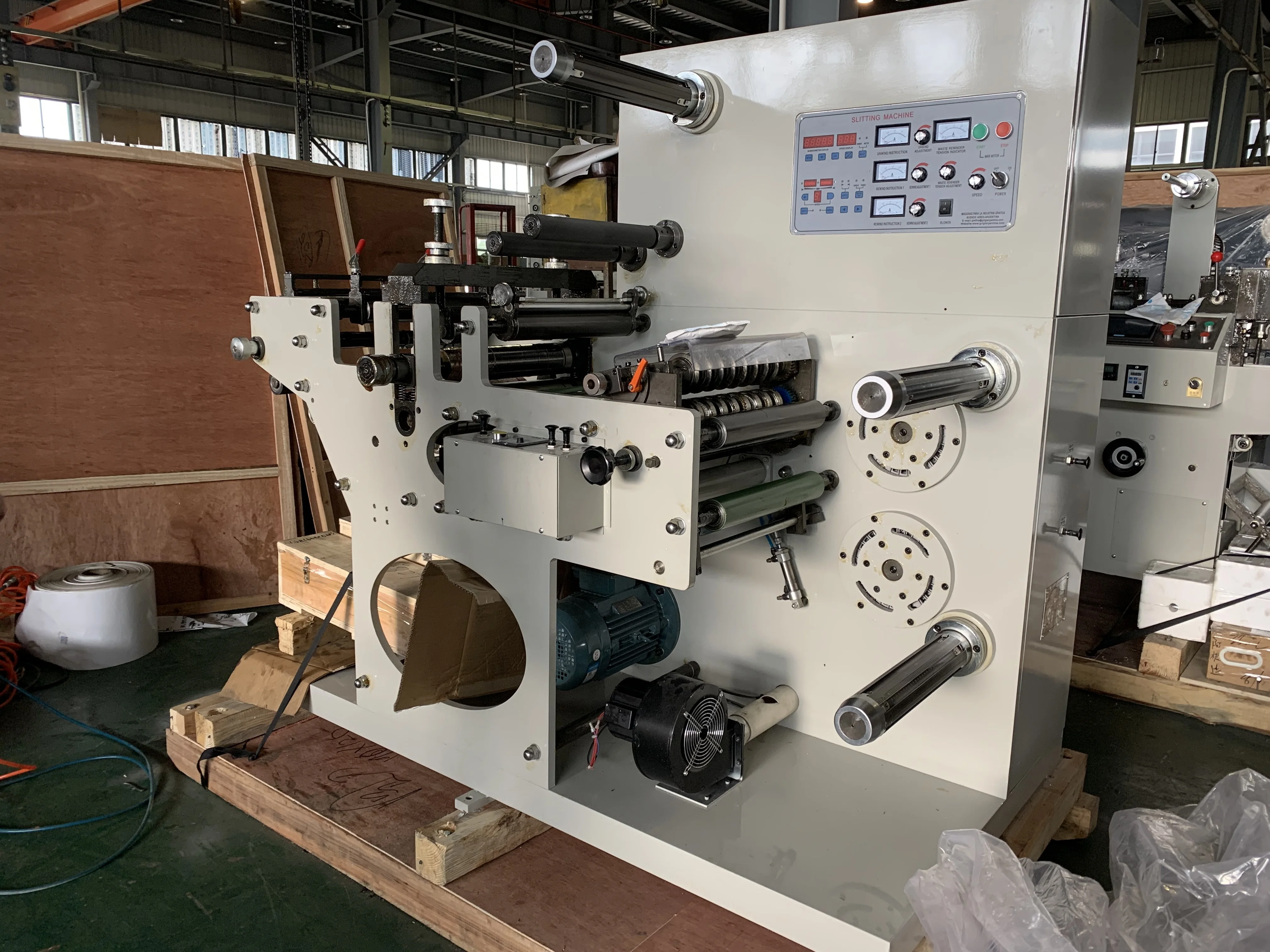 GP-320Y Semi-Automatic Roll to Roll Rotary Die Cutting Machine With ...