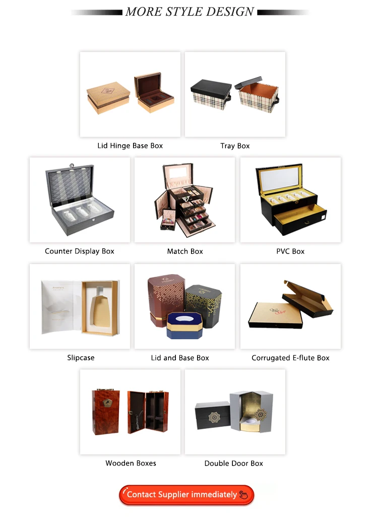 Custom Luxury Jewelry Gift Set Box Big Sliding Drawer With Pink Leather ...