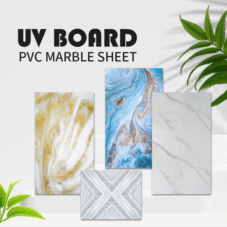 SONSILL Factory Price UV Coating PVC Marble Sheet Waterproof 4*8ft ...