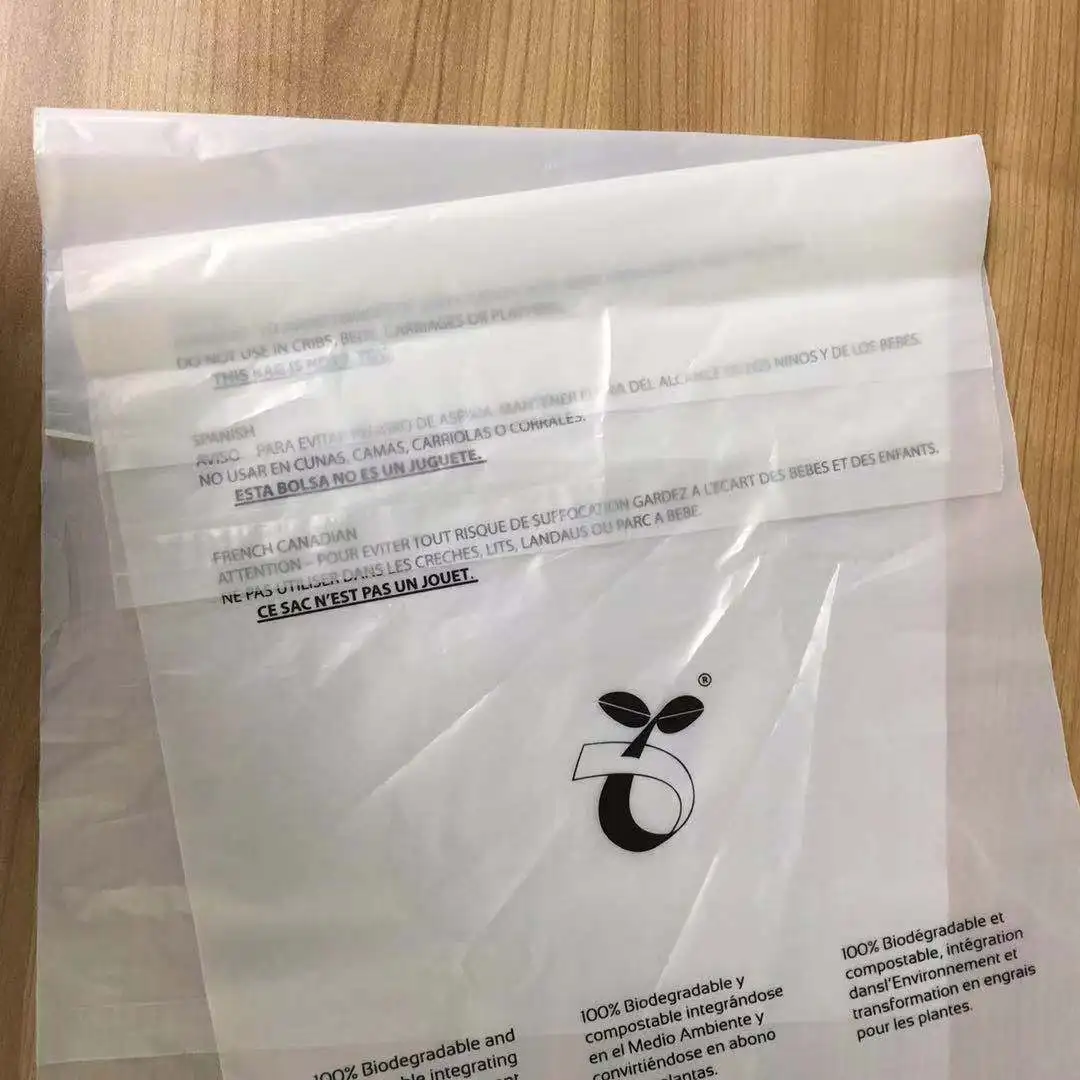 High Quality Corn Starch Plastic Bag Biodegradable Packaging Bags ...