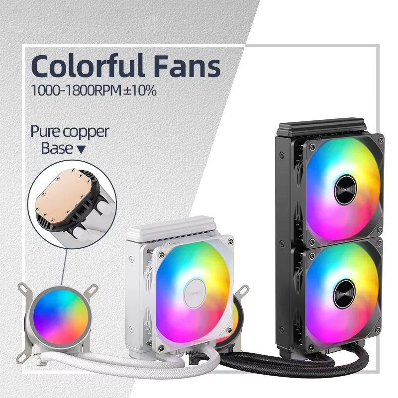 360L 120L Core ARGB AIO CPU Liquid Cooler Water Cooling System 3 X120mm ...