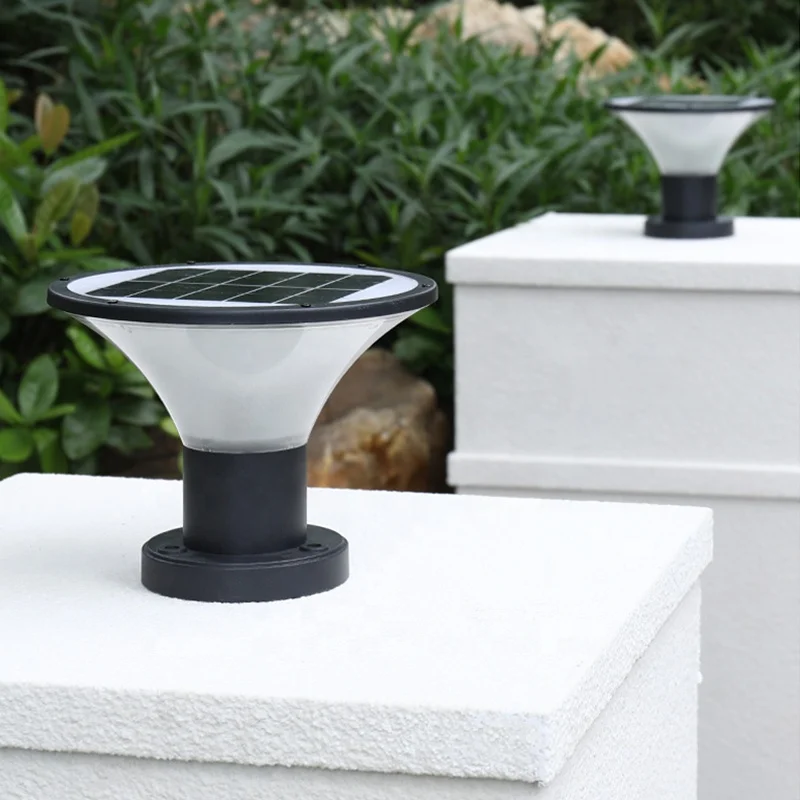 5W Solar Powered Pillar Lights - Efficient Outdoor Lighting