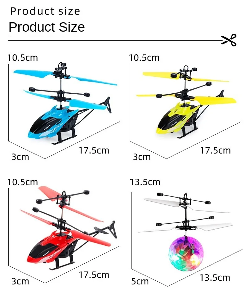 Induction Flying Aircraft - Mini Infrared Induction Toy